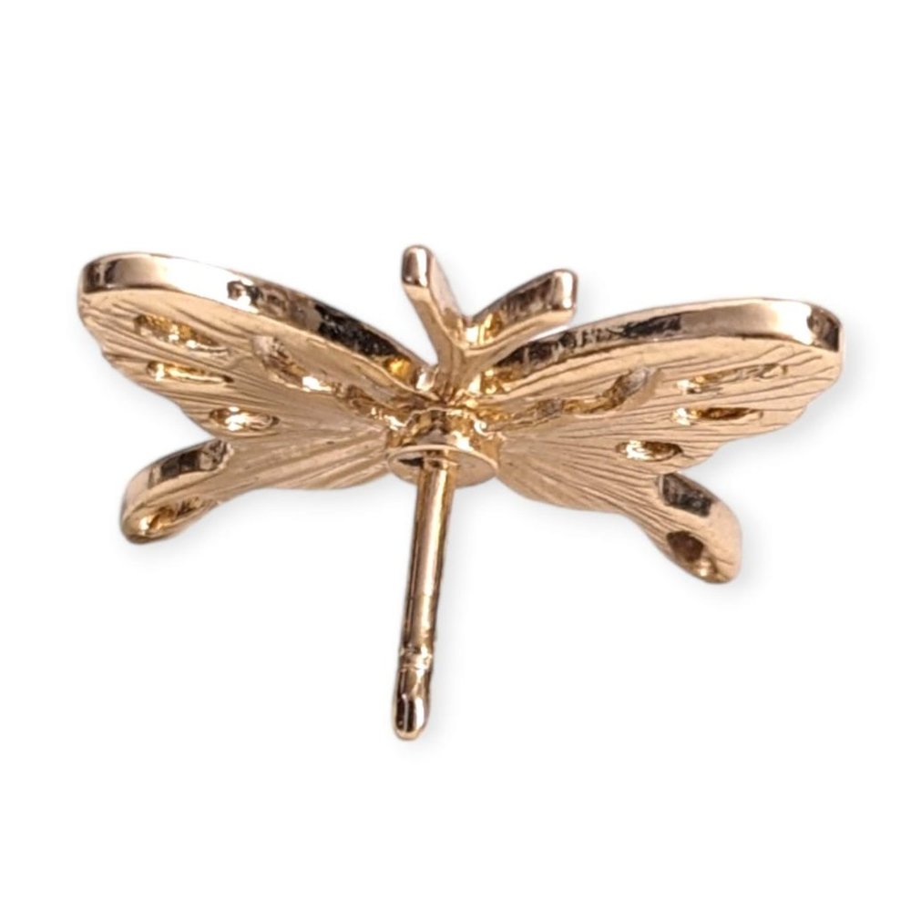Mulan Disney Lapel Pin: Gold Butterfly - Gem